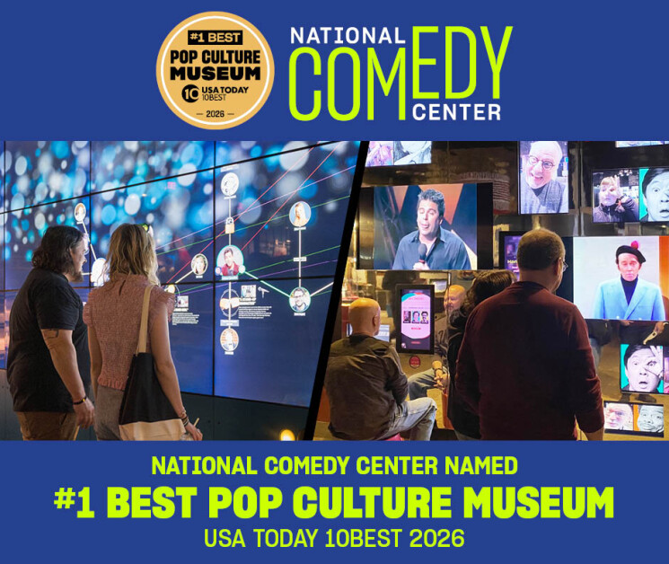 National Comedy Center Named #1 Best Pop Culture Museum in the Country ...